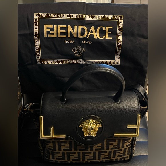 Bags | Fendace Fendi And Versace Collaboration Limited Edition Handbag ...